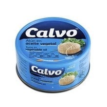8410090010216 UPC Calvo Tuna In - Sunflower / Vegetable Oil, 80 G Can