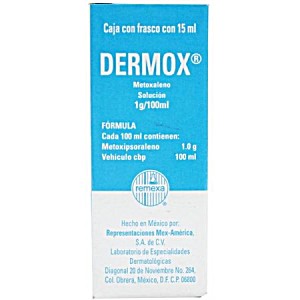 Digit-Eyes UPC data: 7501273500028 UPC Dermox (methoxalen)