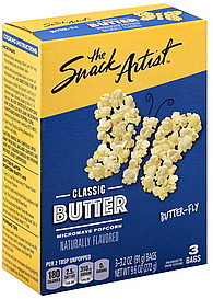021130299515 UPC Safeway The Snack Artist Popcorn Microwave, Butter