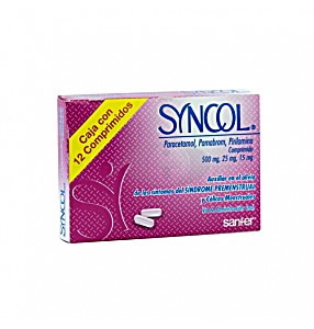7501070600709 UPC Syncol 500 / 15MG 12 Tabs