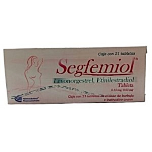 7502213040987 UPC Segfemiol (levonorgestrel / Ethinyl Estradiol) 21 ...