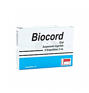 7502215220134 UPC Biocord 5 Vials 3 ML Ingestible this Product Is Only ...