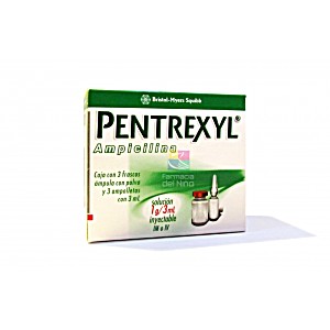 7501041941022 UPC Pentrexyl (ampiciline) Inj Sol 1G / 3ML 3 Bottles + 3 ...