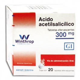 7501159580281 UPC Sfi Acido Acetil Tabletas 20 300MG Ef