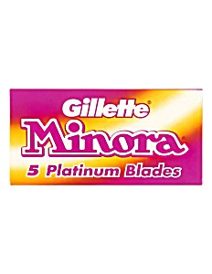Digit-Eyes UPC data: 6001017002555 UPC Gillette Minora Platinum Blades