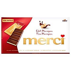 4014400916744 UPC Merci Tafelschokolade - Edel-marzipan 100G