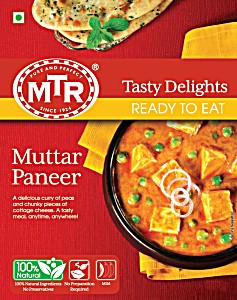 8901042957852 UPC MTR Tasty Delights Mutter Paneer - 300 GM