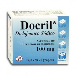 7501573934172 UPC Docril (diclofenaco Sodico) 100MG 2ata